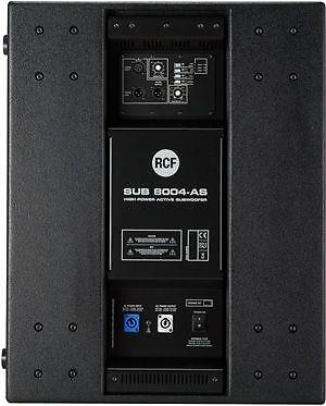 2x RCF NXL 44-A MK2 Line Array Speakers with 2x SUB 8004-AS Subwoofer ...