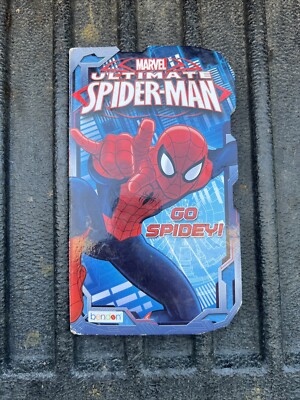 Marvel ULTIMATE SPIDER-MAN Go Spidey! Bendon Board Book for Children | eBay