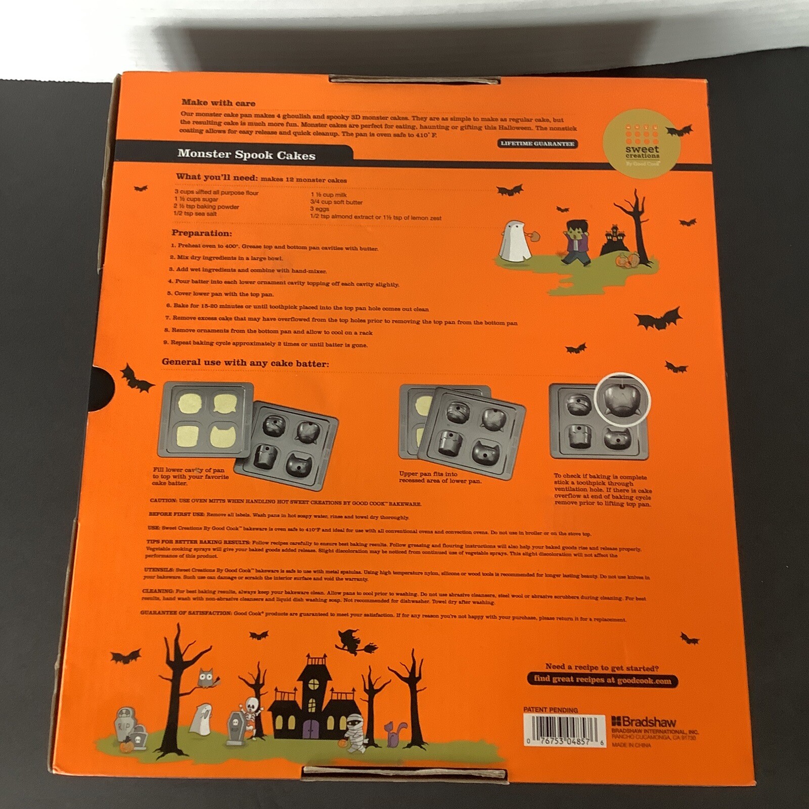 Halloween Sweet Creations Good Cook 3D Monster Cake Metal Pan T10 | eBay