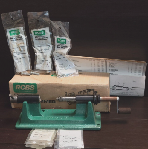 RCBS Rotary Case Trimmer w/ Pilots & Collets | eBay