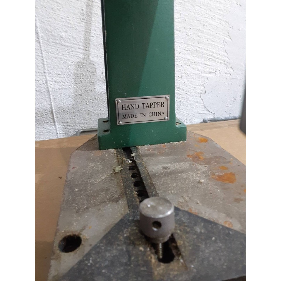 Manual Precision Desktop Hand Tapping Machine Green Cast Iron Metal ...