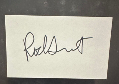 ROD STEWART Autographed 3x5 Card | eBay