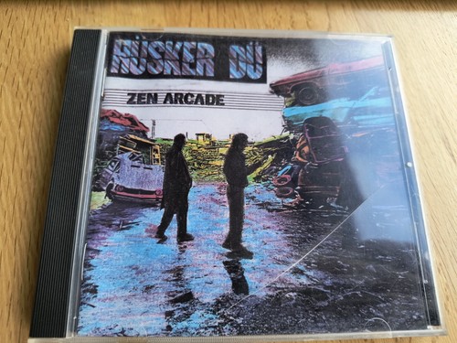 Husker Du - Zen Arcade (1984) CD album. Disc, case and booklet ...