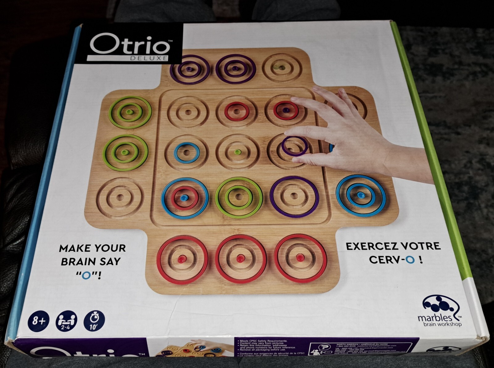 Otrio Deluxe - Strategy Game Wood Board by Marbles Brain Workshop ...
