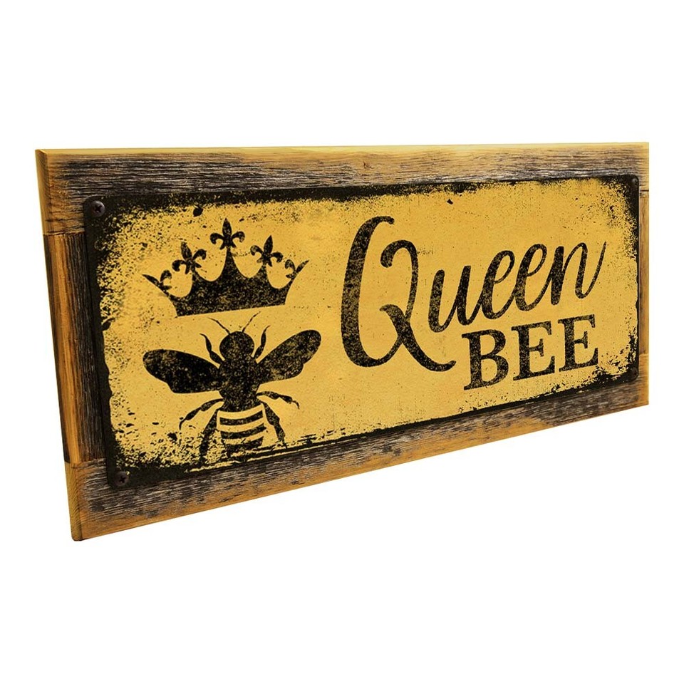 Queen Bee Metal Art Print for Decorating Porch, Patio, and Deck | eBay