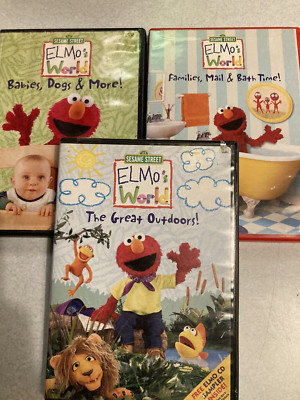 elmo world dvds set of 3 | eBay