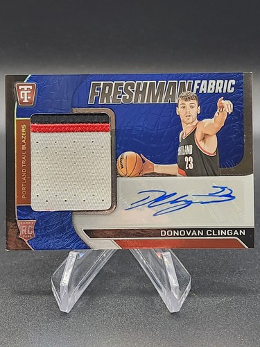 2024-25 Totally Certified Donovan Clingan Freshman Fabric Patch Auto ...