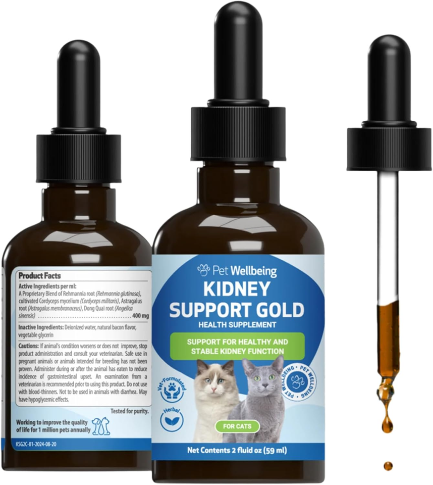 - Kidney Support Gold for Cats - Natural Support for Feline Kidney ...