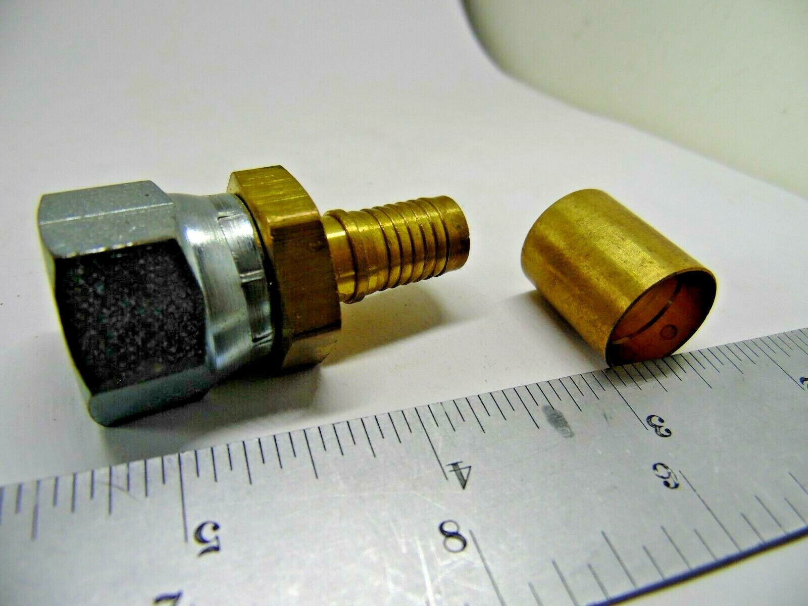 Y54208-93 TITEFLEX TEFLON SWAGE CRIMPER HOSE FITTING 1/2 - 3/4-16 ...