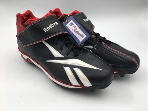 Men Reebok Baseball Cleats Size 14 Leather Anti-Friction Lining ...