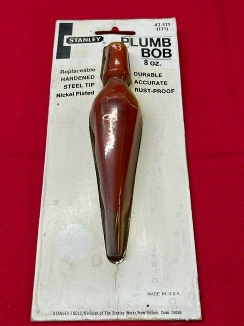 Vintage Stanley Plumb Bob No. 47-171 8 Oz. for sale online | eBay