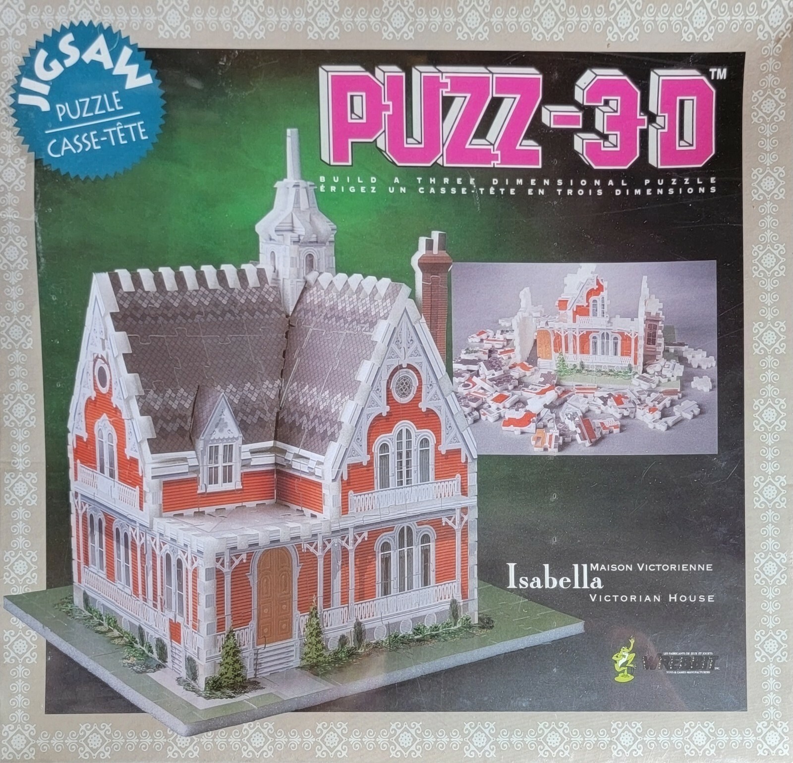 Puzz 3d Isabella Victorian House 3 Dimensional Puzzle Vintage for sale ...