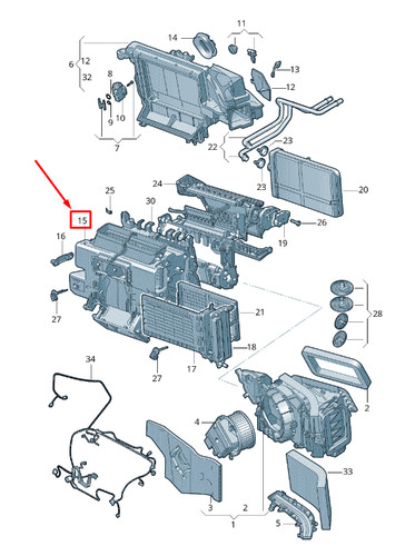 2013-2017 AUDI Q5 FY 8W0820356 Engine Air Distribution Housing ...