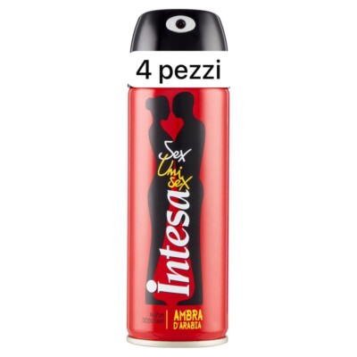 Intesa Unisex Parfum Deodorant Ambra d'Arabia 4x125 mL | eBay