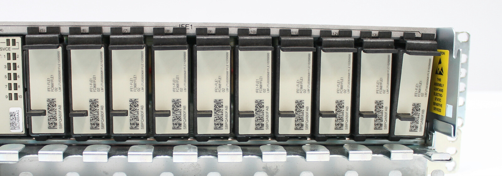 FUJITSU FC9681SFE1-I05 FW4100 DS1 Flashwave Shelf w 10x IFE1-FLE1 ...