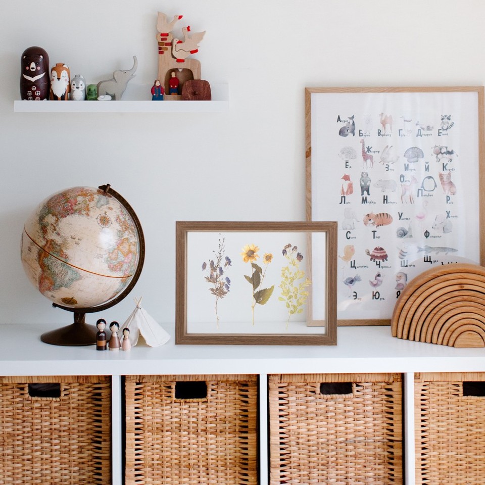 Flower Display Frame Specimen Desk Picture Frames for Office Decorative ...