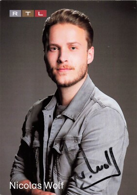 Nicolas Wolf UH Alarm für Cobra 11 Autogrammkarte original signiert ...