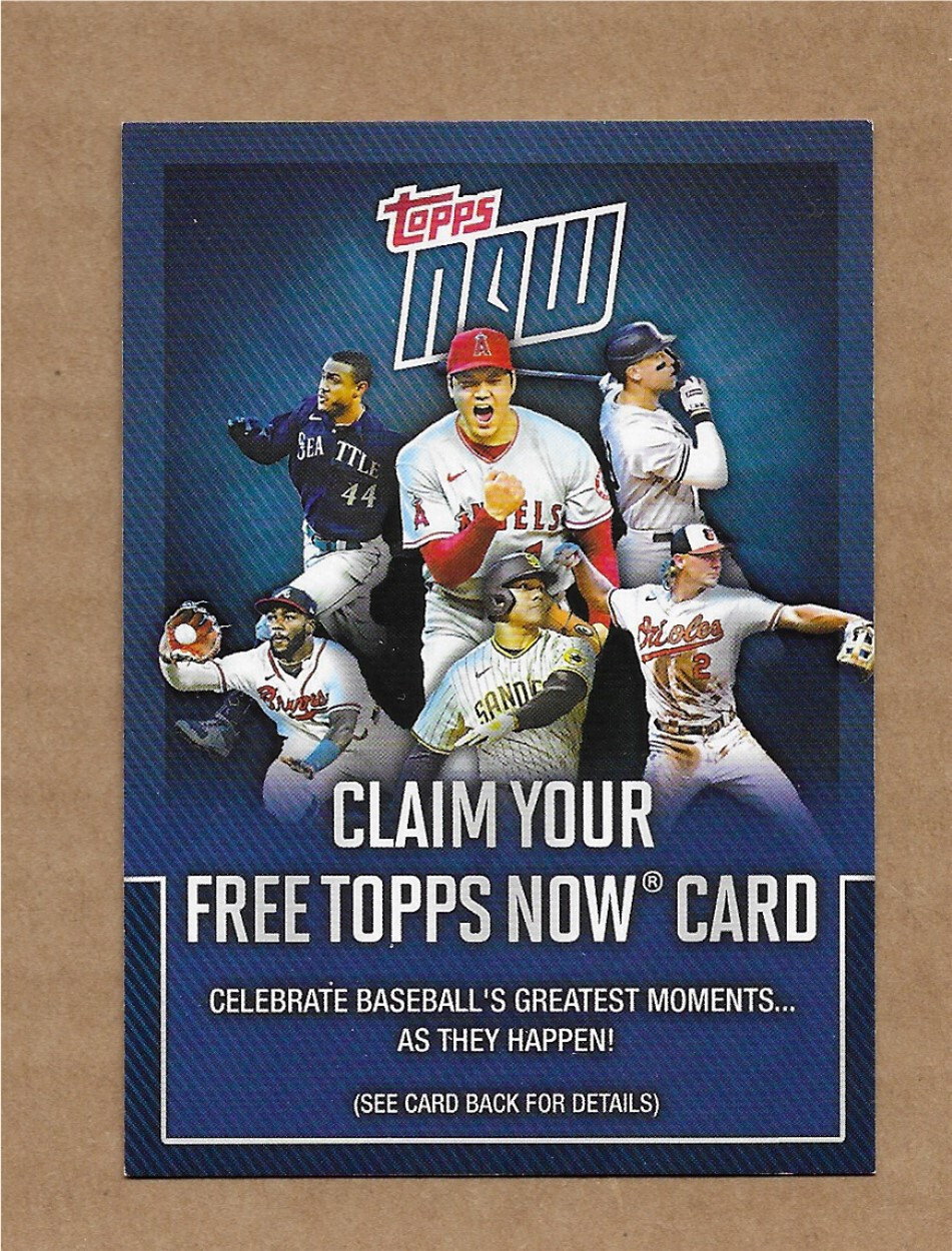 2023 Topps Series 2 Claim Your Free Topps Now Card Unscratched Code | eBay