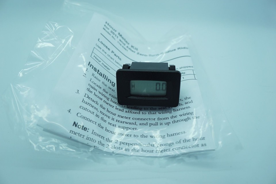 GENUINE OEM TORO PART # 116-5461 HOUR METER REPL. 120-5498 TIMECUTTER ...