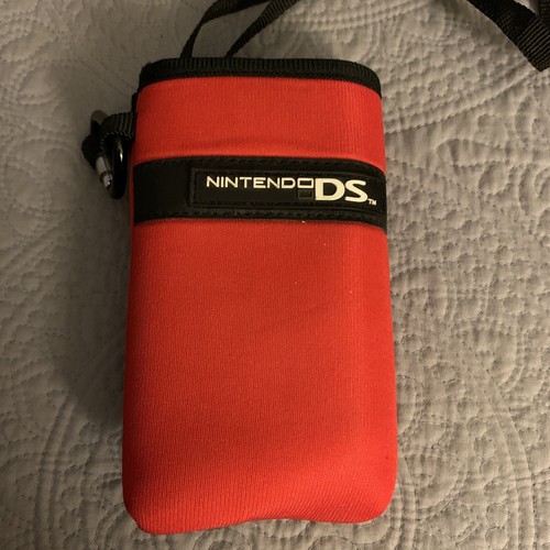 Nintendo DS Red/Black Switch N Carry Fabric Case with hook & belt ...