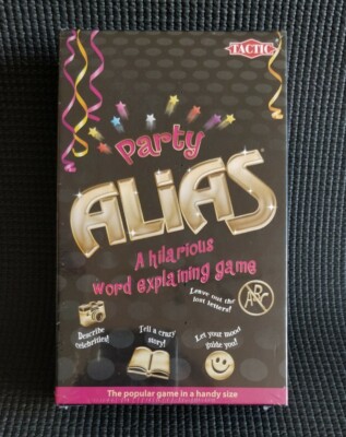 Party ALIAS Hilarious Word Explaining Game by TACTIC Travel Edition NEW ...