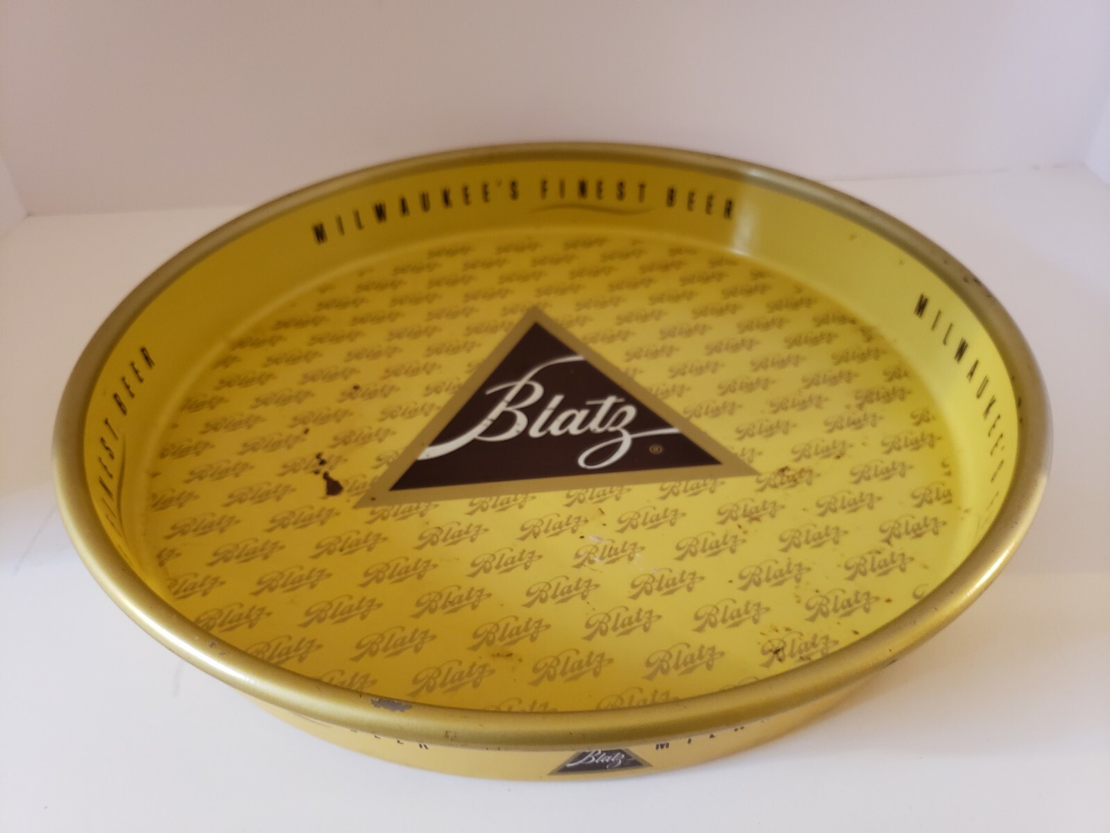 Vintage BLATZ BEER Bar Advertising Metal Serving Tray "Milwaukee's ...