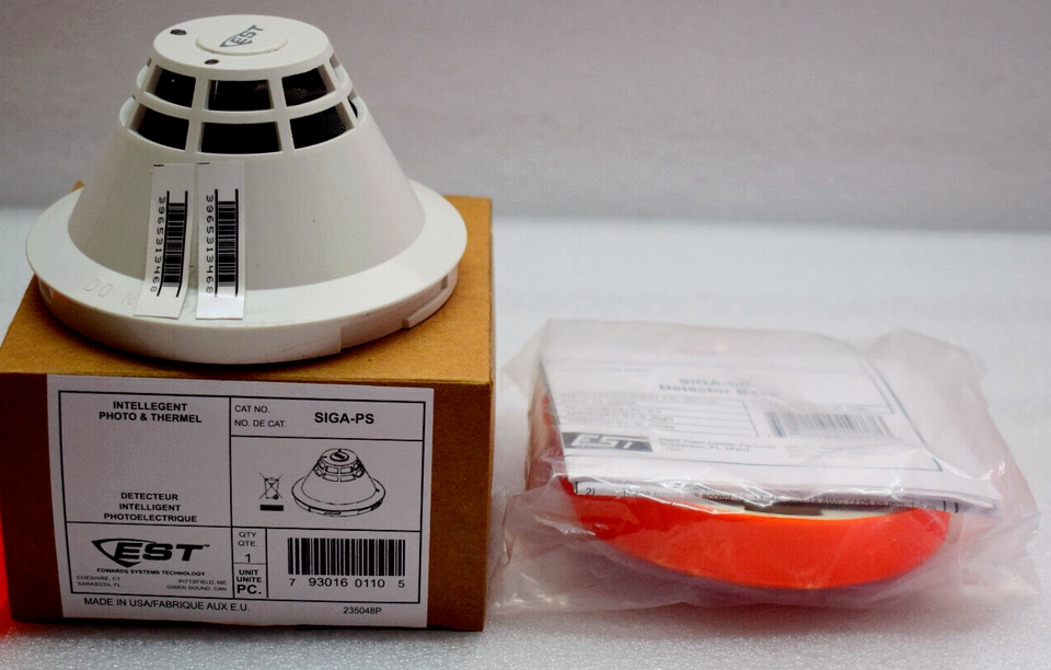EDWARDS EST SIGA-PS SIGA PS PHOTOELECTRIC SMOKE DETECTOR INTELLIGENT | eBay