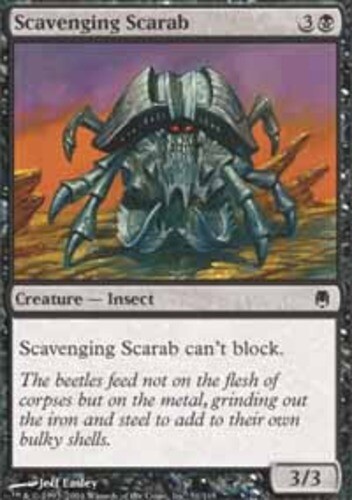 Scavenging Scarab Light Play, English Magic the Gathering MTG Darksteel ...