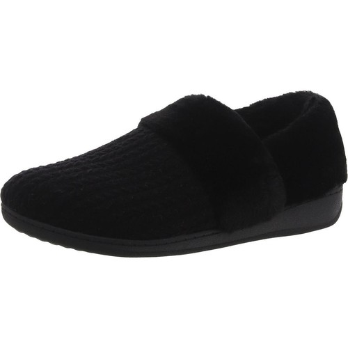 Vionic Womens ENDEAR Black Round toe Moccasin Slippers 9 Medium (B,M ...