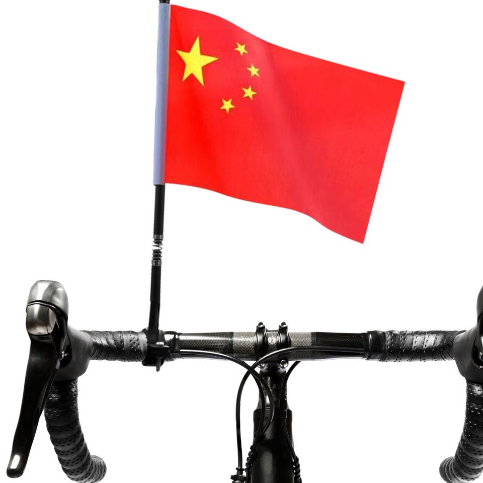 6Pcs Bike Flagpoles Bicycle Flag Mounting Bracket Handlebar Flag ...