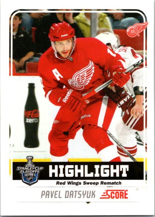 2011 Score Glossy #492 Pavel Datsyuk - Stanley Cup Highlight | eBay