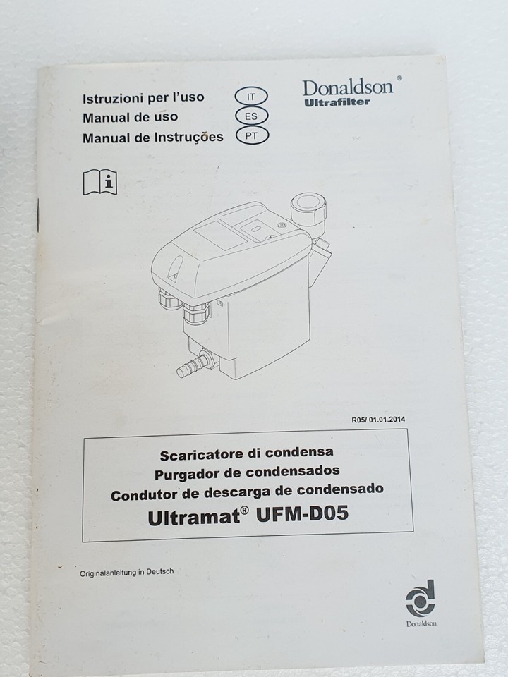 DONALDSON UFM-D05 Auto Condensate Drain Valve, 230 PSI, 1/2 NPT # NEW ...