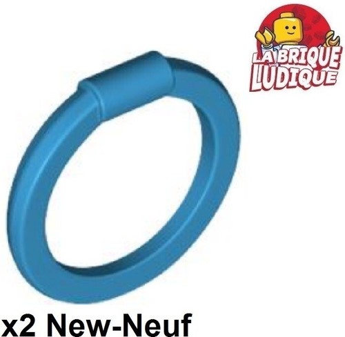 Lego 2x Weapon Hoop Blade Chakram Circle Dark Azure 35485 | eBay