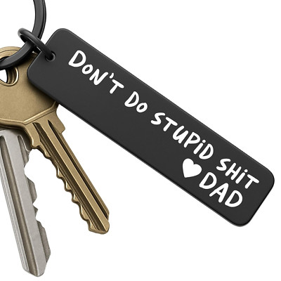 Dont Do Stupid Sht Key Chain - Laser Engraved Keychain for New Driver ...