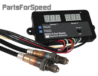 Daytona Sensors WEGO III Dual Channel Wideband Oxygen Sensor Air Fuel ...
