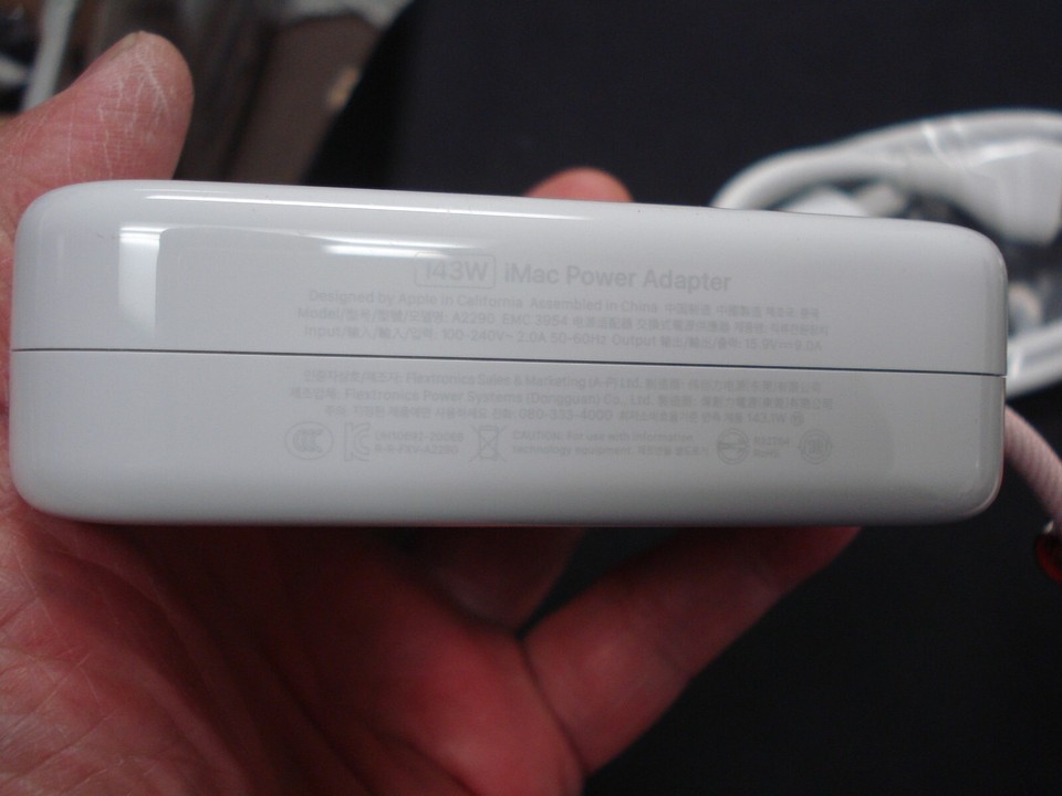 NEW Genuine Apple iMac 24" M1 A2438 A2439 143W Power Supply Adapter ...