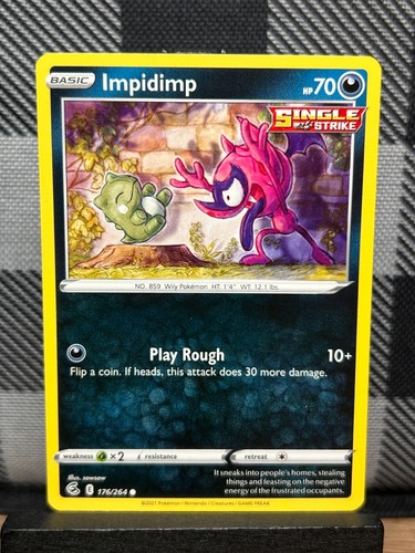 Pokemon TCG: Impidimp 176/264, Fusion Strike | eBay