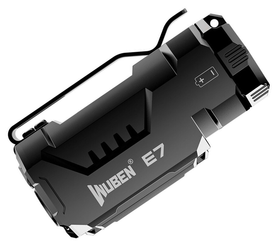 Wuben E7 Mini Flashlight Rechargeable Resists Water/Impact Strobe SOS Battery | eBay