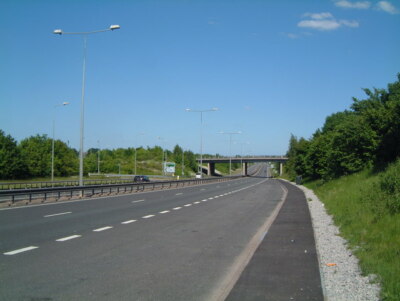 Photo 6x4 A5 Dual Carriageway (3) Mile Oak/SK1802 This photograph shows ...