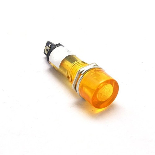 5x Yellow XD10 12V DC 10mm Power Signal Indicator Light Mini Pilot Lamp ...