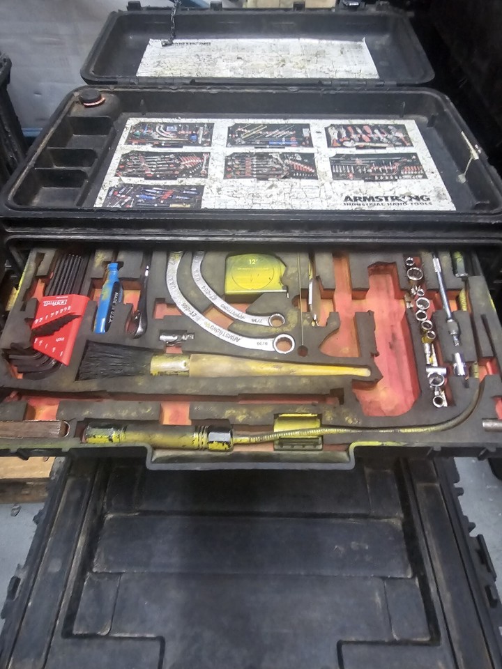 Pelican case 0450 Armstrong General Mechanic Military Tool Kit. Near ...