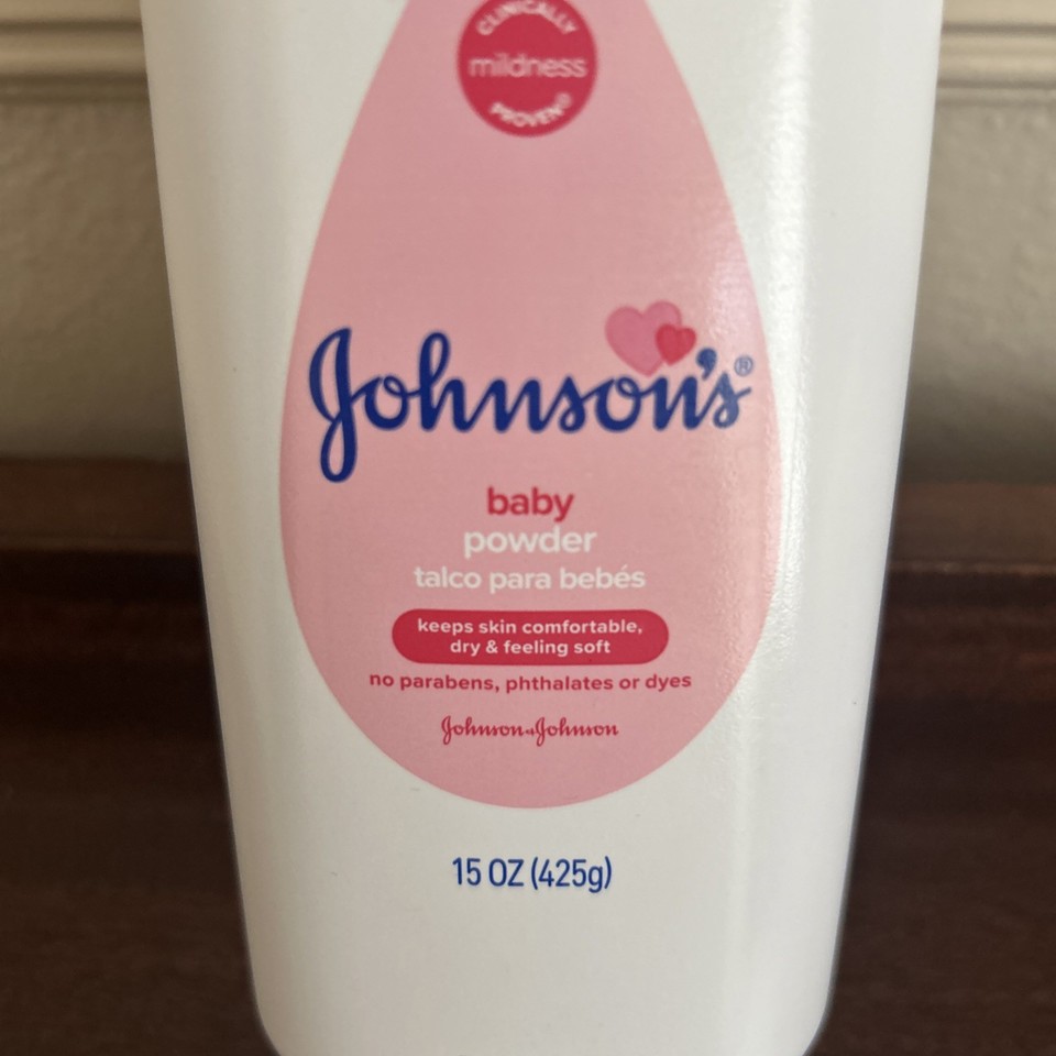 Johnson & Johnson's Baby Powder Talc Original 15 oz RARE Soft Skin ...