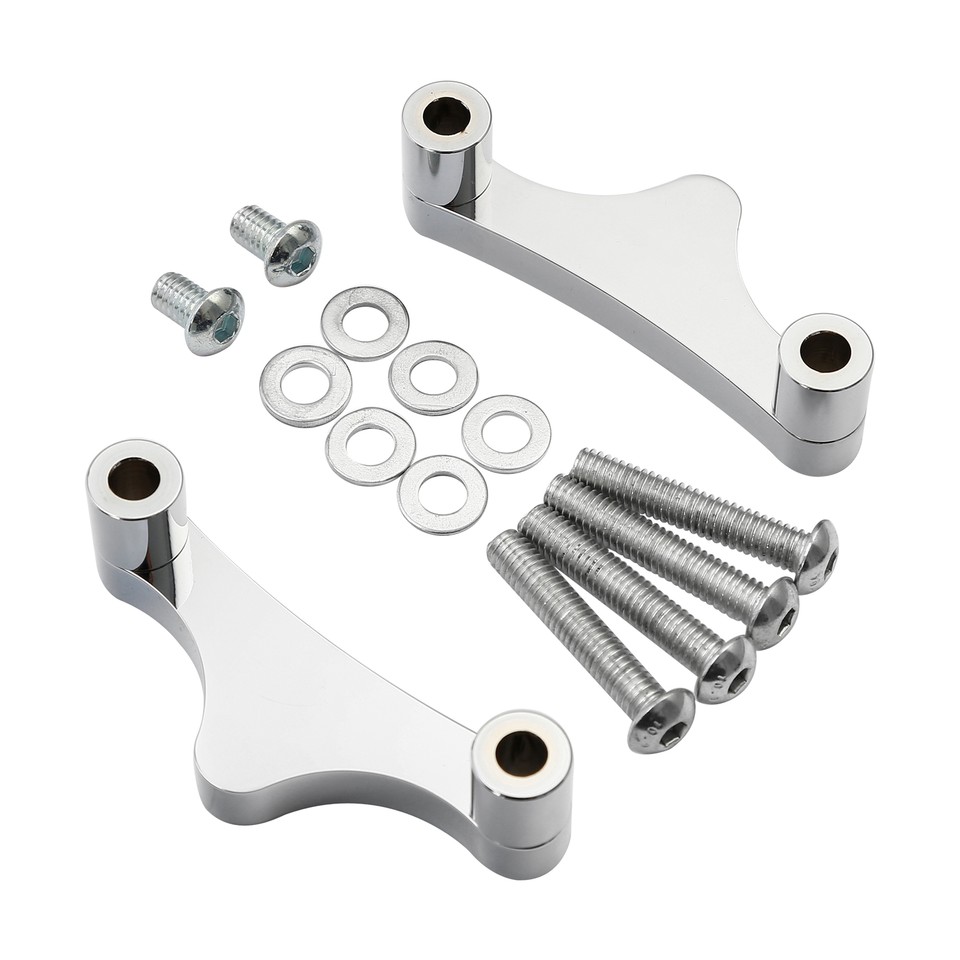 21" 23" 26" 30" Chrome Front Fender Spacer Fit For Harley Road Glide ...