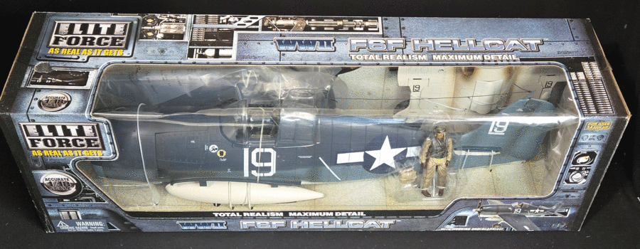 Elite Force WWII F6F Hellcat Fighter Plane 1:18 Scale Felix The Cat No. 021725 | eBay