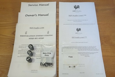 Adcom GFP-750 restoration recap service kit repair filter capacitor ...