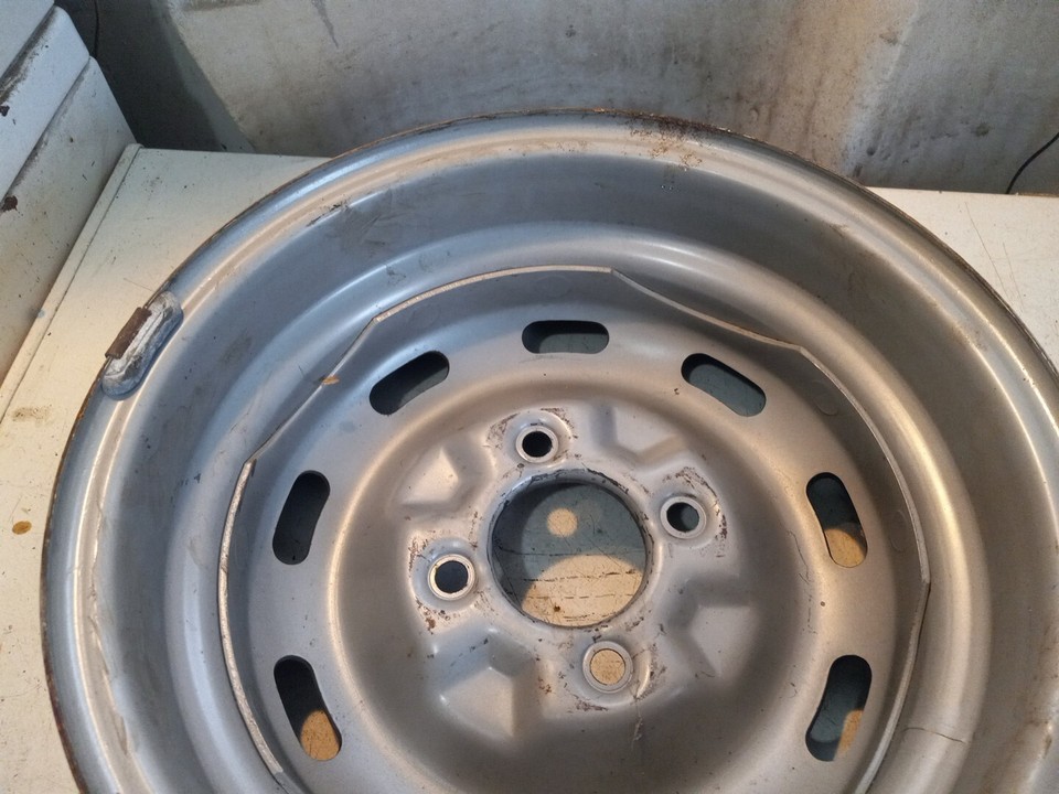 1974-1978 Datsun 240Z 260Z 280Z? Steel Wheel Rim TOPY 2-74 5Jx14S 3.2t ...