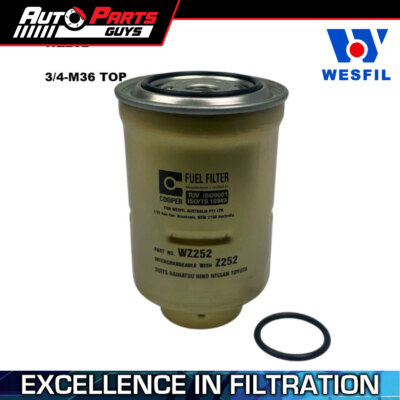 Wesfil Fuel Filter Z252 fits Toyota Land Cruiser 100 Series 4.2 TD ...