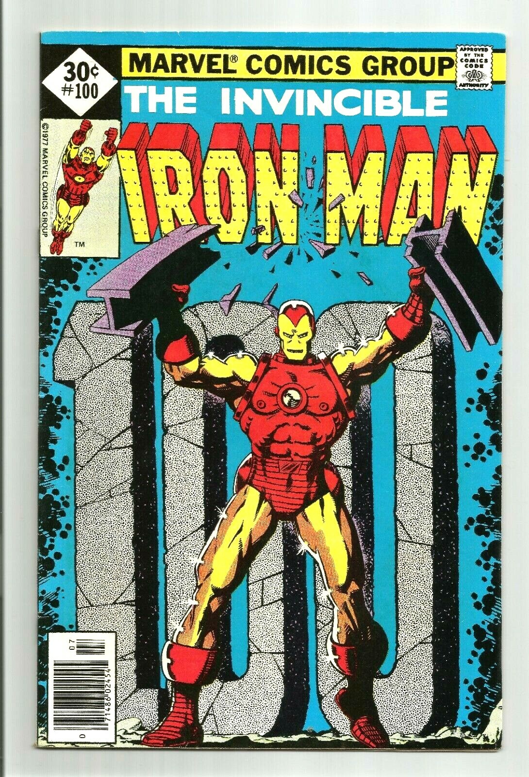 Iron Man # 100 Marvel Jim Starlin Art Mandarin "Ten Rings to Rule the ...