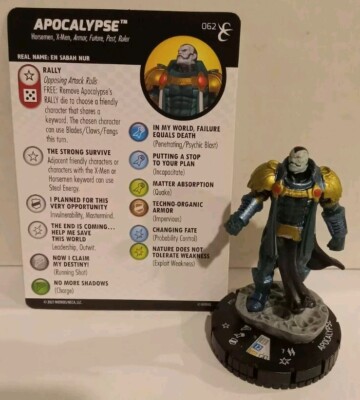 Heroclix Apocalypse 062 Super Rare Xmen Rise and Fall | eBay