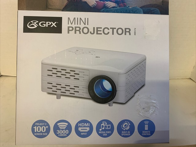 GPX Mini Projector PJ109W HDMI USB Built-in Speaker for sale online | eBay